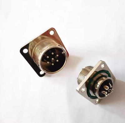 China Servo Motor Connector with Operating Temperature -40℃ to +105℃ for Industrial Automation and 18-24 AWG Wire Diameter 3-12 for sale