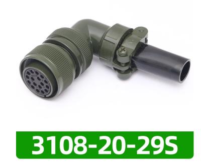 China 5015 US stander plug and base 17pin MS3108A20-29S MS3102A20-29P for sale