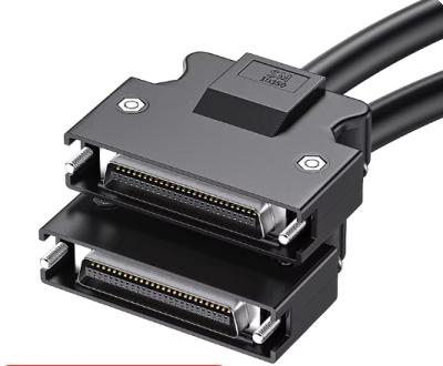 China SCSI 50-pin shielded data cable for servo motor connection with 1000V rating for sale