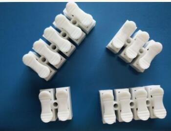 China Two Way Press Type LED Terminal Blocks 400V 24A CH-2P 3P 4P 5P With CE Standard for sale