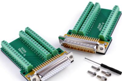 China HDB44 44Pin Adapter Servo Motor Connector with 1000V Voltage Rating and Omrons Domestic Contacts for Panel or Cable Mount for sale