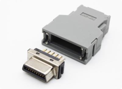 China PCR-20F Female 20 Pins Servo Motor Connector with Silver and Gold-Plated Pins for Fanuc Encoder Plug and Honda Connector in Industrial Automation for sale