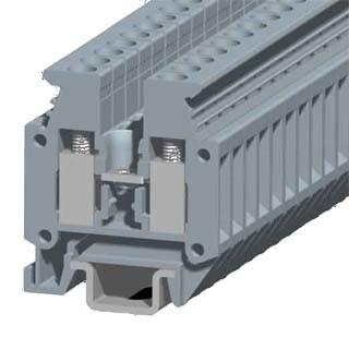 TR-3N 5.2 600V 35A Mount DIN RAIL Terminal Blocks Gray Color For Wire Connecting