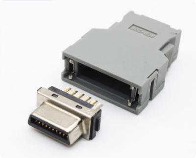 China PCR-20F 20 Pins FANUC Compatible Servo Motor Connector and Encoder Plug for Industrial Automation for sale