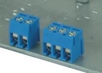 China Blauwe Kleur 375 PCB-de Raadsgebruik van het Schroef Eindblok RD375-7.5 2P 3P 300V 16A Te koop