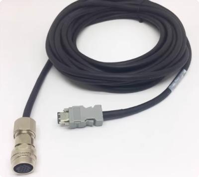 China Yaskawa Servo Motor Encoder Cable with 1000V Voltage Rating Silver Gold Plated Contacts for Panel or Cable Mount for sale