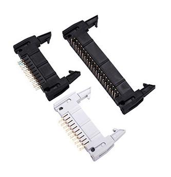 Cina 1.27MM 2.0MM 2.54mm lanciano il gray rosso bianco 6 del nero del connettore dell'incavo di IDC perni 8 10 12 14 16 18 20 24 26 30 34 40 44 50 64 in vendita