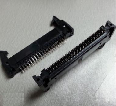 China 2.54mm pitch IDC Socket connector black  6 8 10 12 14 16 18 20 24 26 30 34 40 44 50 64 pin for sale