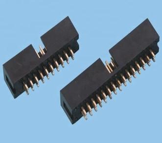 2.54mm hanno protetto il nero del connettore 2X10PIN dell'incavo dell'intestazione IDC della scatola con i perni del nastro o dorati