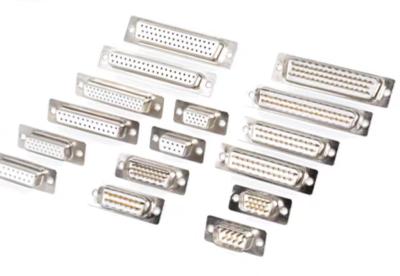 China DB9/15/25/37 connectors DB50/HDB26/44 male and female COM port 9-pin RS232/485 serial port connectors for sale