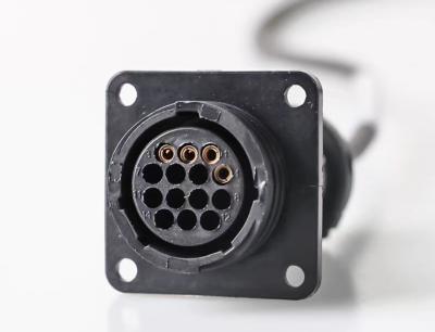 China AMP Amptec SMEMA History Code Plug 206043-1 Servo Motor Connector with 4/8/14 Pins and Silver Gold-Plated Pins Compatible with SMT Equipment for sale