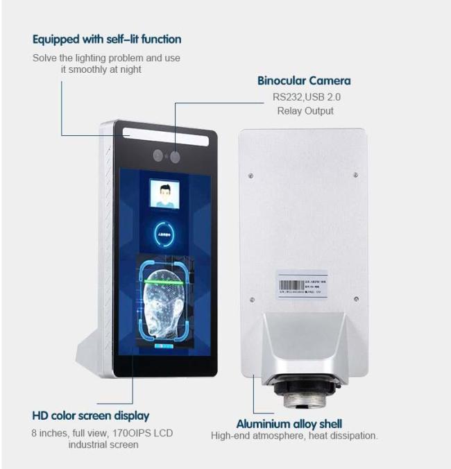 F5-ZJ Binocular Camera Face Recognition Terminal