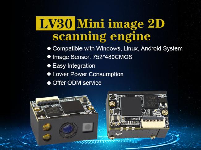 2.o módulo integrado del escáner RS232 del código de barras del laser del OEM del escáner del código de barras de la imagen