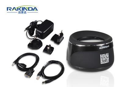 China Black Desktop Barcode Scanner Connect to POS Realizing QR Code Payment for sale