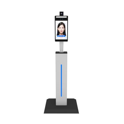 China F2-FH 1.2m Upright Access Control System Face Recognition Door with Temperature Measurement for sale