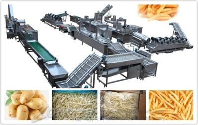 China Automatic Stainless Steel Frozen French Fries Processing Machine With Low Price for sale