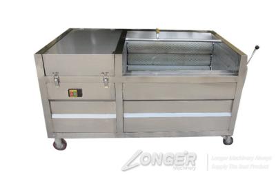 China Brush Type Stainless Steel Potato/Carrot/Onion/Cassava Washing Peeling Machine for sale