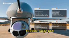 TS300D is a large pod featuring a two-axis, four-frame gyro-stabilized platform.