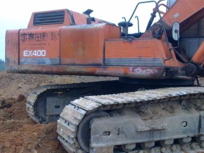 China EX400 used excavator hitachi hydraulic excavator with hammer 2005 for sale