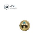 China Custom Zinc Alloy Perfume Bottle Cap Rustproof Anti Volatile 20mm Round for sale