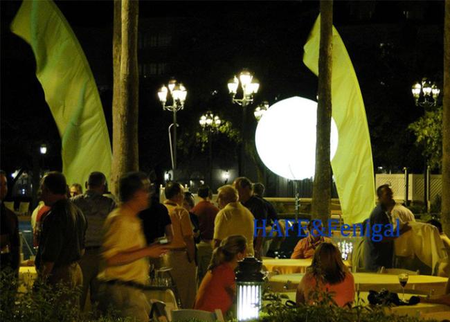 800W Inflatable Led Light With Halogen Lamp , Inflatable Led Balloon Lights Event lighting Decoration 1