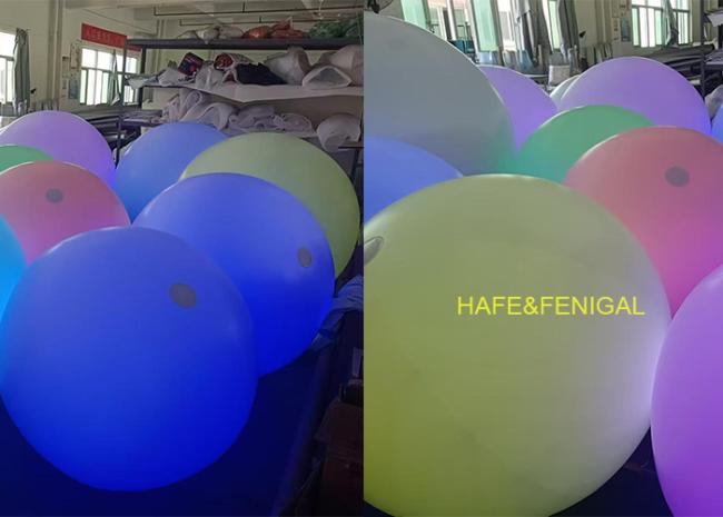 4ft Tap-To-Change-Color LED RGB Interactive Balloon Light For Throwing At Auditoriums 0