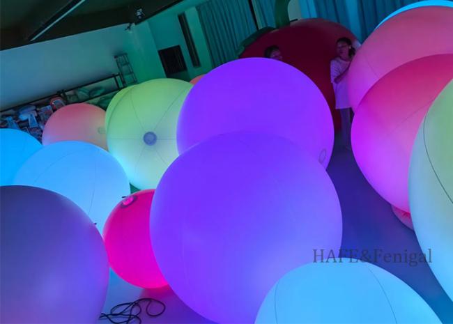 60cm 1m Balloon Light Color Changing Interactive Clapping Ball For Music Festivals Carnivals 0
