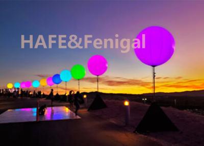 China Decoration Inflatable Lighting Ball 400W RGB + White Light With DMX512 Control Box for sale