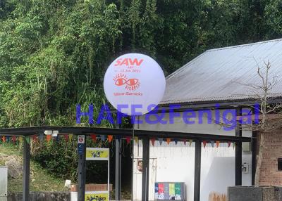 China Decorative Tripod LED Custom Moon Balloon Lights Campaign Advertising 160cm 800W for sale