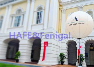 China Event Advertising Tripod Decorative Moon Balloon Light LED 400W 600W 800W 130cm for sale