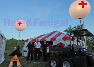 China Activity Moon Balloon Lights LED 4 X 500w DMX512 Remote Control for sale