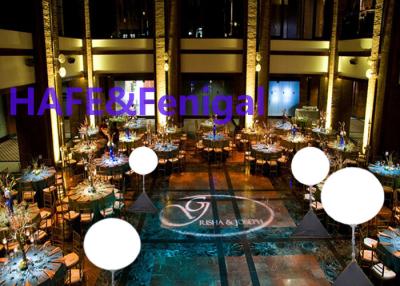 Cina Decorazione gonfiabile su misura 130cm dell'hotel di banchetto della luce 240VAC del pallone della luna in vendita