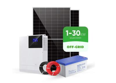 중국 48V 태양 에너지 저장 시스템 3Kw 5Kw 8Kw 10Kw 패널 가정 하이브리드 전력 시스템 판매용