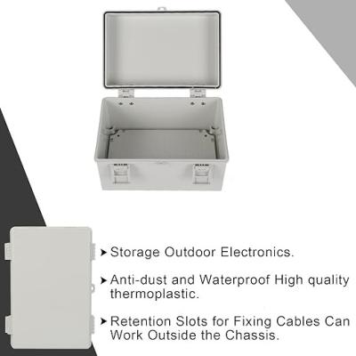 China Electrical Projects Outdoor Junction Box Abs Plastic Enclosure Ip67 Wall Mount Bracket for sale