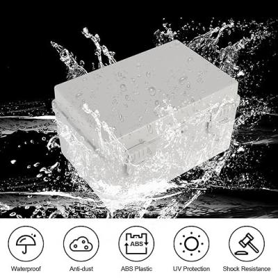 China Electrical Projects Outdoor Junction Box Abs Plastic Enclosure Ip67 Wall Mount Bracket for sale