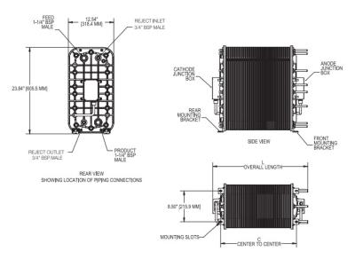 Chine Plus grande stabilité Ionpure CEDI LX-Z IP-LXM30Z-5 Pour l'industrie électronique à vendre