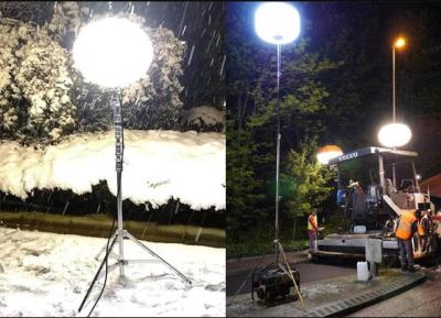 중국 360도 태양 480W LED 풍선 빛 밤 건설 반짝이는 무료 작업 지역 조명 판매용