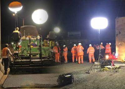 China 800W Dimmable LED opblaasbare lichttoren aanpasbaar voor nachtelijke reddingswerkzaamheden Te koop