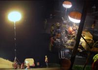 China 400W LED Inflatable Light Tower Soft Light for Work Areas Easy Setup for sale