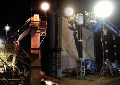 中国 600W LED安全バルーンライトタワー – 道路建設修理用のグレアフリー照明 販売のため