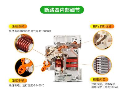 China Easy9 Schneider Electric MCB Miniature Circuit Breaker 6~63A, 1P,2P,3P,4P,DPN for Circuit Protection for sale