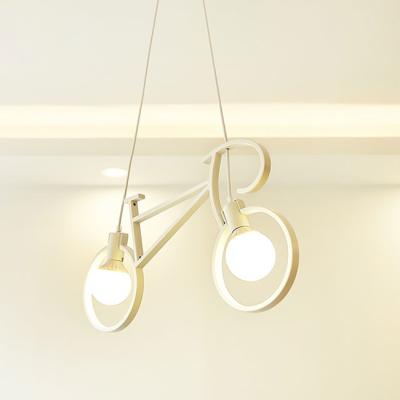 Cina Luce interna creativa 9w del pendente della bicicletta del LED per bianco del nero del balcone della camera da letto in vendita