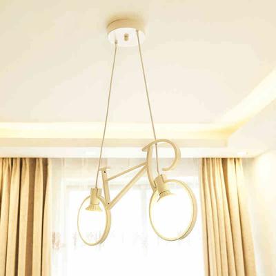 Cina Luce interna creativa 9w del pendente della bicicletta del LED per bianco del nero del balcone della camera da letto in vendita