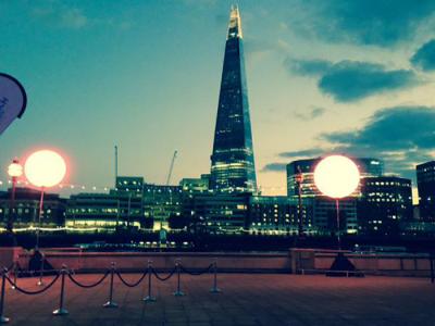 China Dimmable Pink Blue RGBW Inflatable LED Light With Durable DMX512 Controler for sale