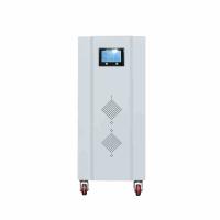 China Microchip CPU Non Contact 380V 9kVA Automatic Voltage Stabilizer Three Phase for sale