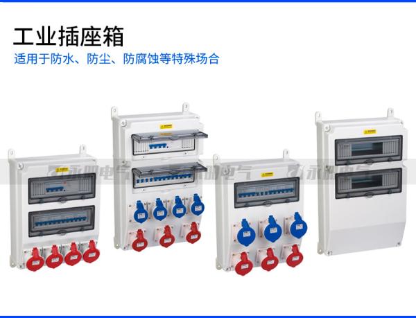 Combined Industrial Socket IP66 32A Weatherproof Distribution Box