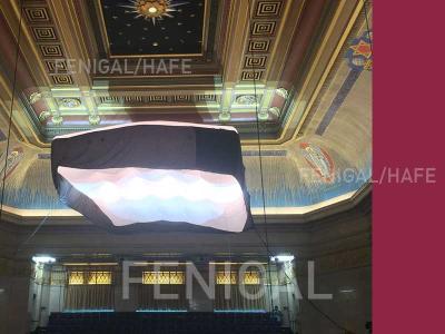 中国 LED RGBWAの膨脹可能なつく気球20x20ft 6x22ft Dia 販売のため