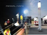 China Metal Halide 400w 360 Deg Inflatable Light Tower for sale