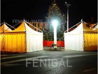 China Traffic Construction Road Checkpoint Temporary 120v Inflatable Light Tower 4m 14 Ft Height for sale