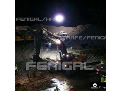 Cina Film e pallone d'accensione gonfiabile 600w 1000w 2000w 4000w di illuminazione della costruzione in vendita